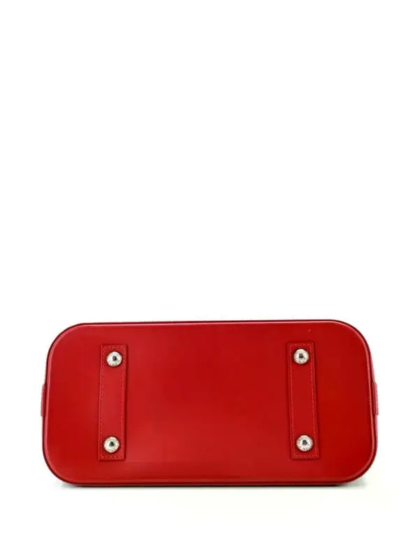 LOUIS VUITTON Alma Epi Leather Pm Satchel - Red