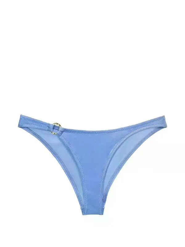FLEUR DU MAL Seduce Ring-detail Bikini Bottoms - Blue