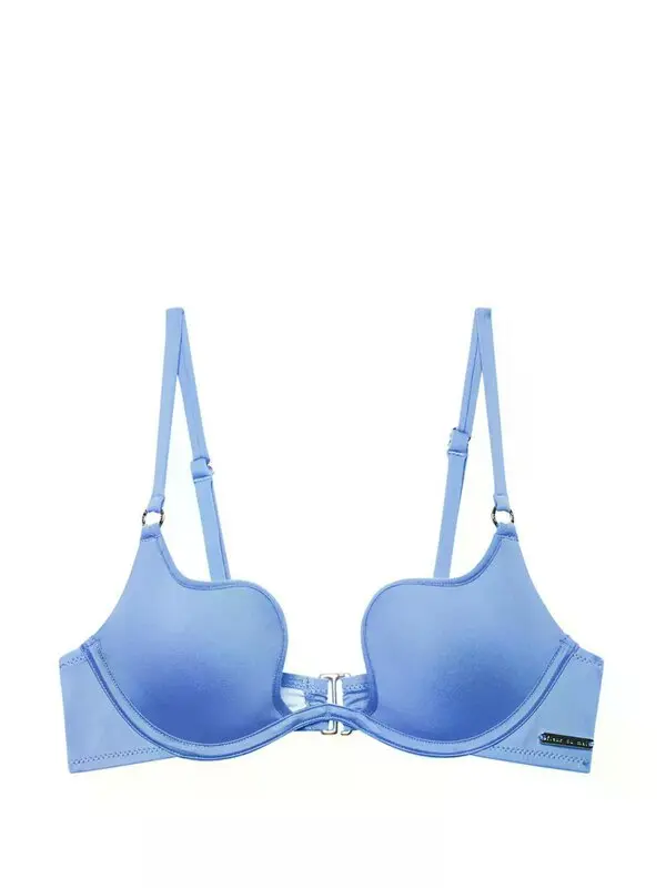FLEUR DU MAL U-plunge Bikini Top - Blue