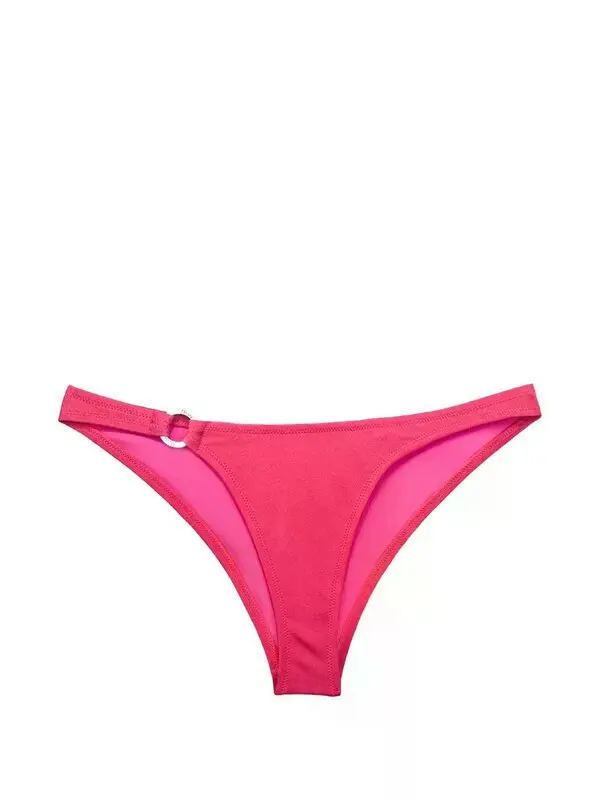 FLEUR DU MAL Seduce Ring-detail Bikini Bottoms - Pink