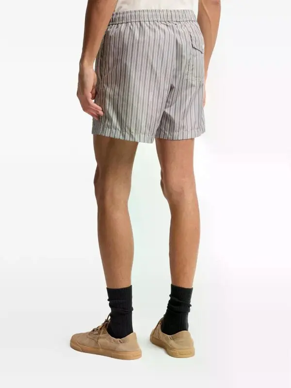 Moncler Striped Drawstring Shorts