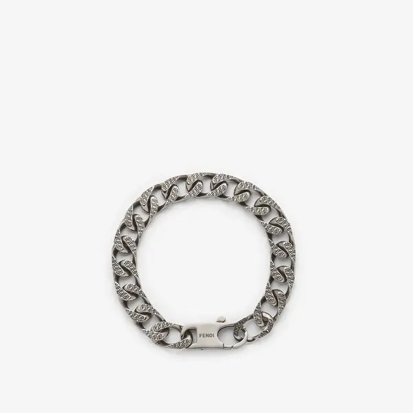 Fendi Ff Link Bracelet - Silver