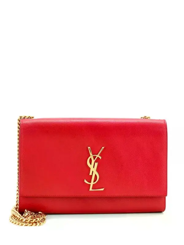 Saint Laurent Grainy Leather Medium Crossbody Bag