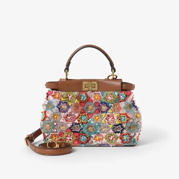 Fendi Peekaboo Mini Bag - Multicolour