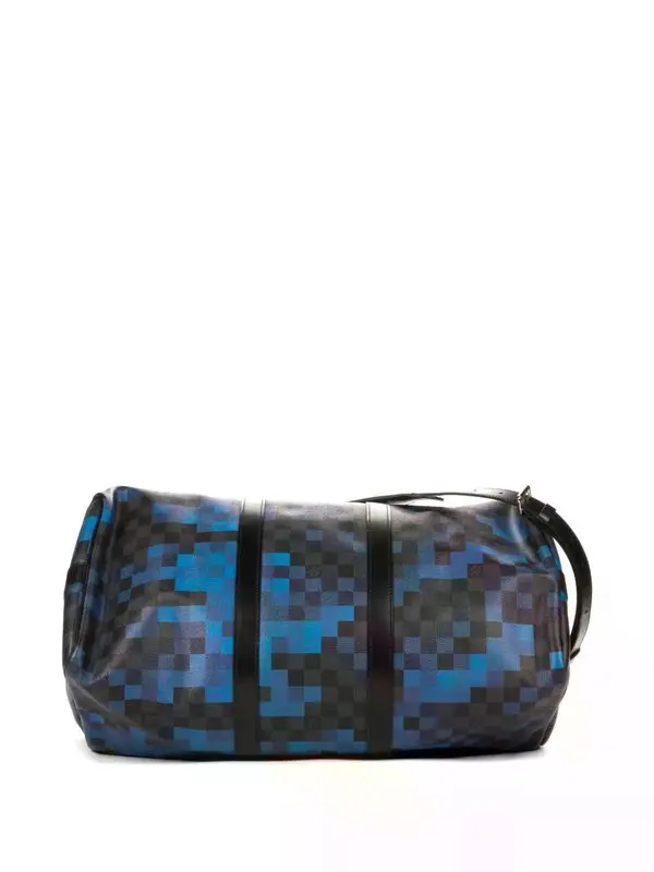LOUIS VUITTON 50 Keepall Bandoulière Luggage Bag - Blue