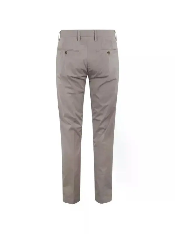 MYTHS Slim-fit Tailored Trousers - Grey