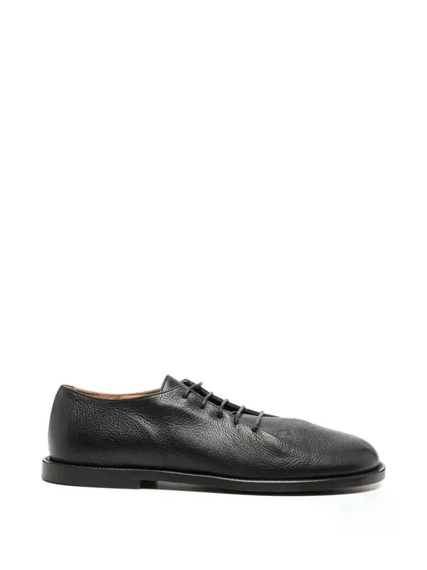 PAURA Grained Leather Derby Shoes