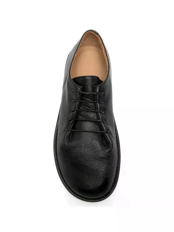 PAURA Grained Leather Derby Shoes