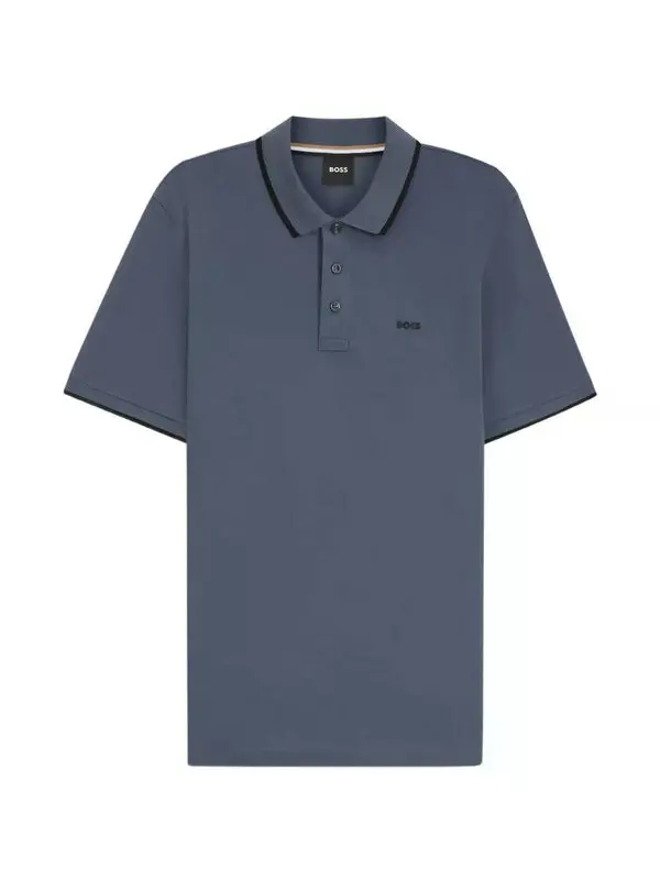 BOSS Cotton-piqué Polo Shirt With Contrast Tipping