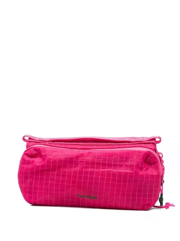 TOPOLOGIE Medium Logo-detail Water Bottle Holder - Pink