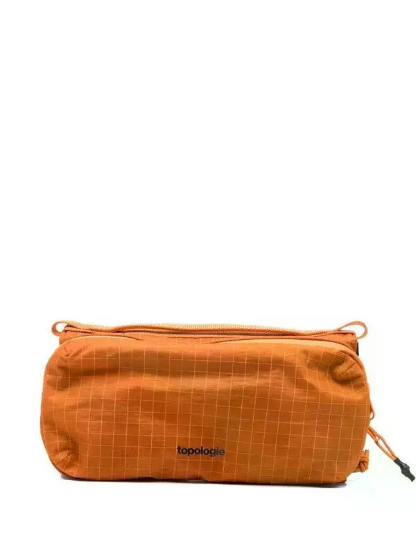 TOPOLOGIE Medium Logo-detail Water Bottle Holder - Orange