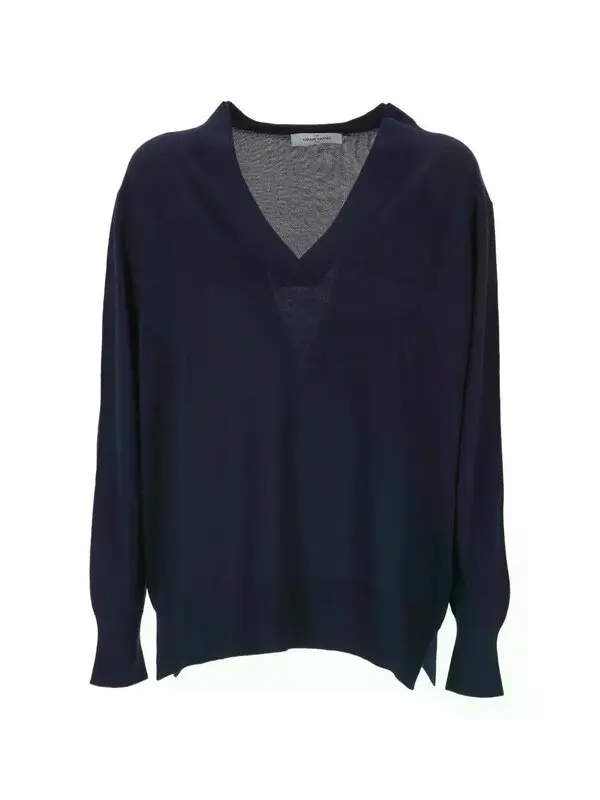 GRAN SASSO V-neck Wool Long Sleeve Top