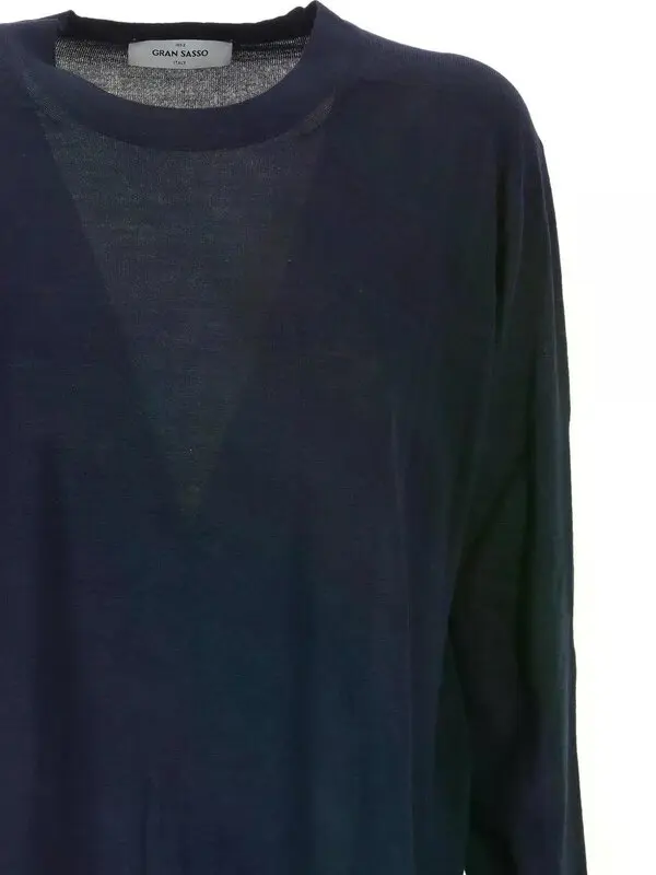 GRAN SASSO Fine-knit Wool Cardigan