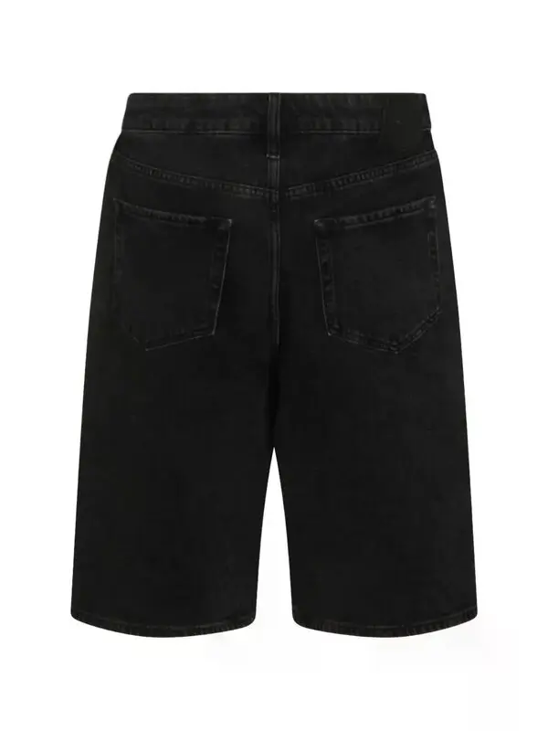 DAILY PAPER Logo Monogram Denim Shorts