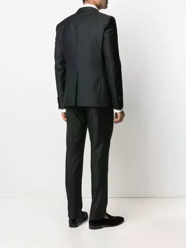Tagliatore Virgin Wool Single-breasted Suit - Black