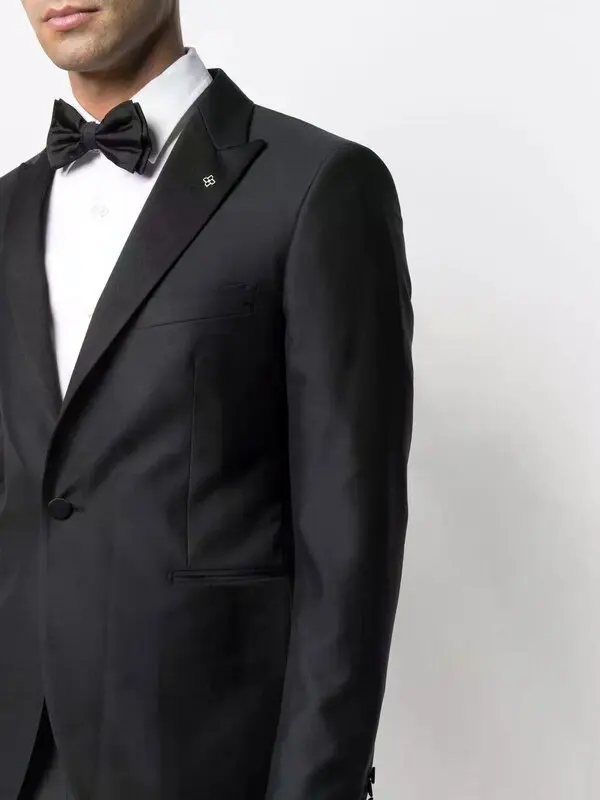 Tagliatore Virgin Wool Single-breasted Suit - Black