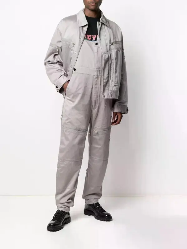 DIESEL® Green-label Jumpsuit With Patch Pockets