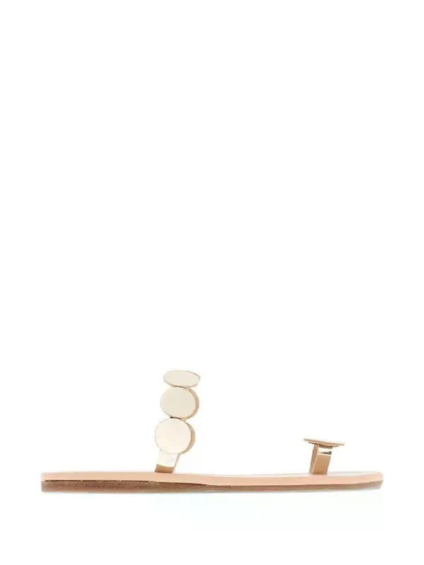 ANCIENT GREEK SANDALS Dirki Disc-embellished Sandals - Gold