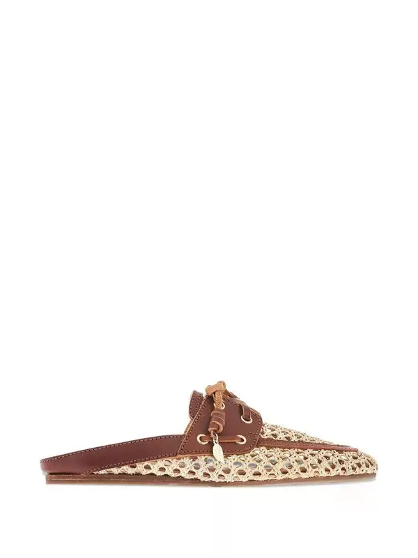 ANCIENT GREEK SANDALS Naveta Interwoven Mules