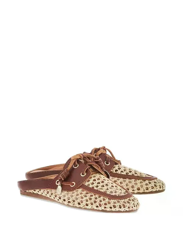 ANCIENT GREEK SANDALS Naveta Interwoven Mules