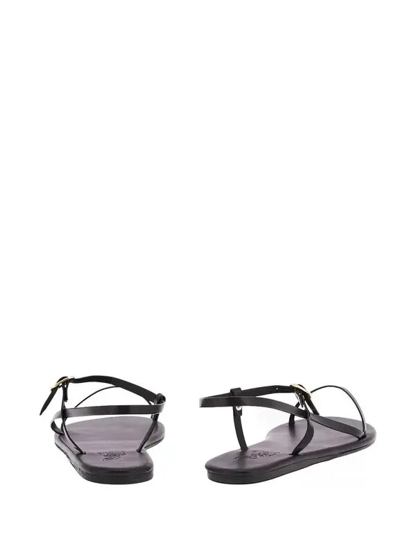ANCIENT GREEK SANDALS Filothei Buckled Sandals - Black