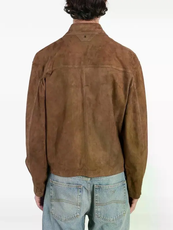 SALVATORE SANTORO Suede Zip-up Jacket
