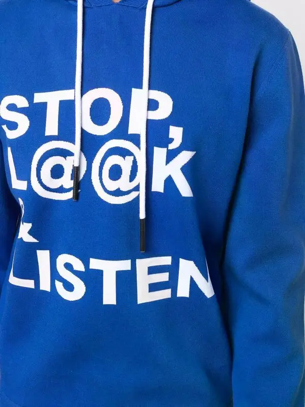 DIESEL® Slogan Print Pullover Hoodie
