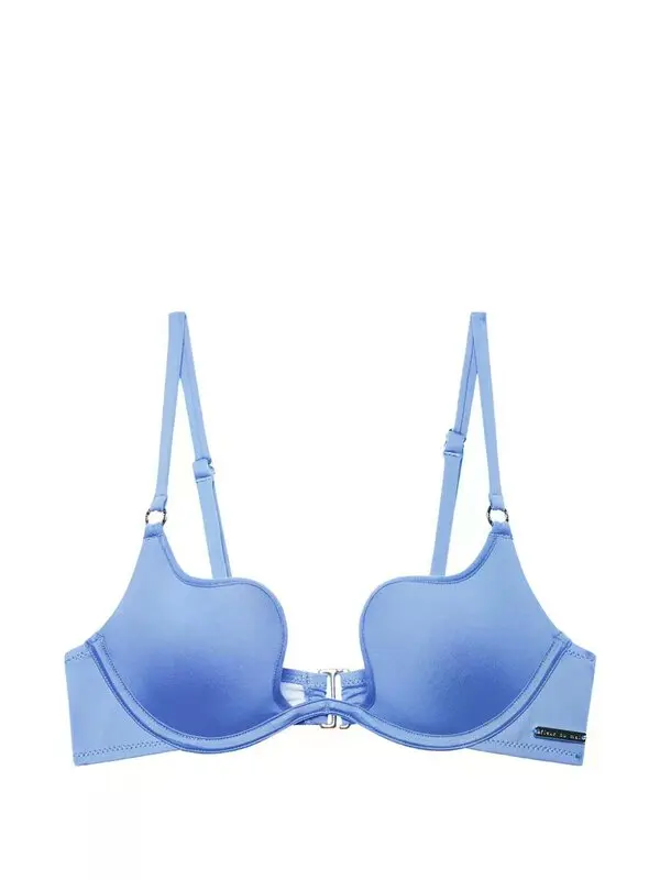 FLEUR DU MAL U-plunge Bikini Top - Blue