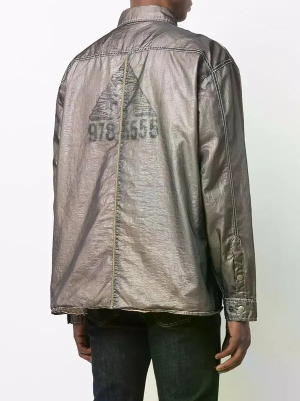 DIESEL® Metallic Shirt Jacket