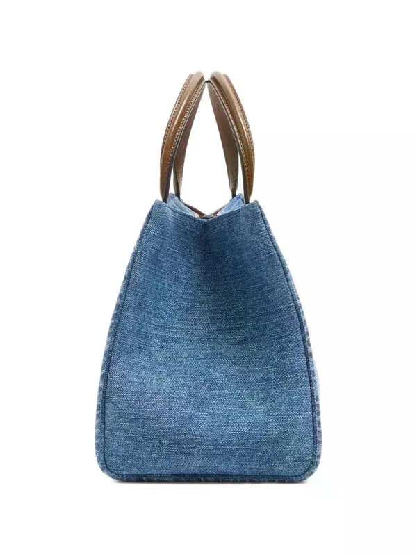 Valentino Garavani Alltime Medium Handbag In Denim - Blue