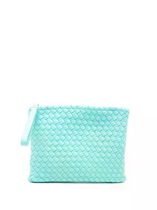 MARREA Woven Clutch With Wrist Strap