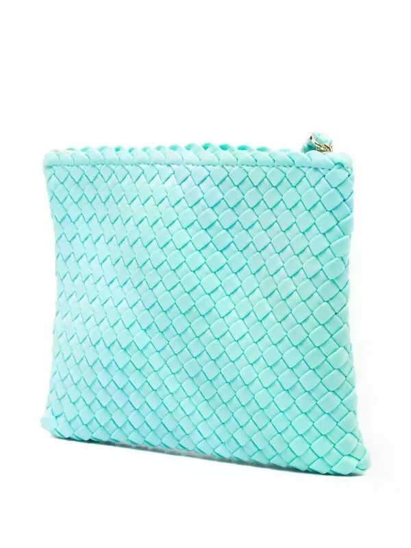 MARREA Woven Clutch With Wrist Strap