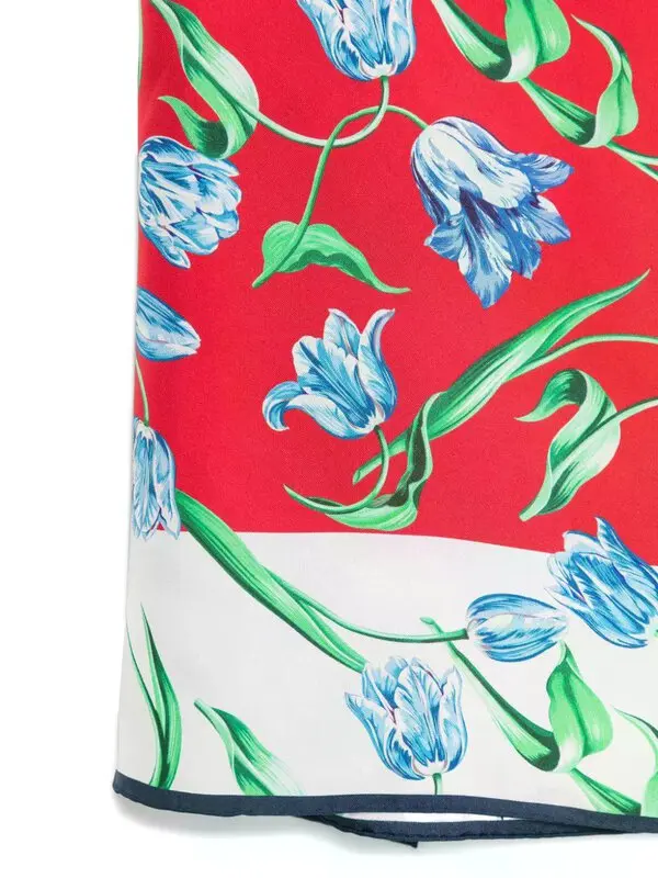 Kenzo Floral-print Silk Scarf