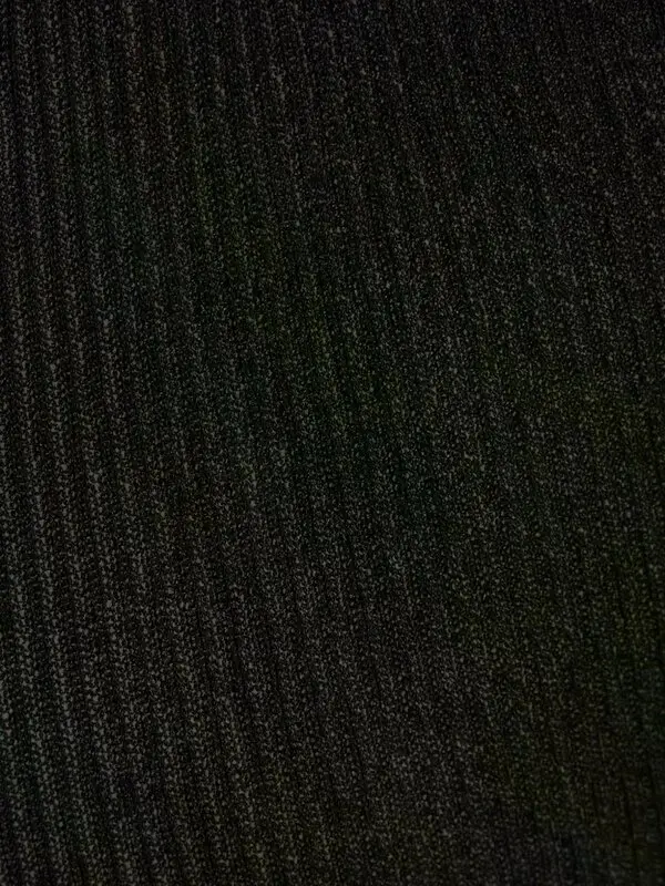 DEL CORE Ribbed Knit Wide Leg Trousers