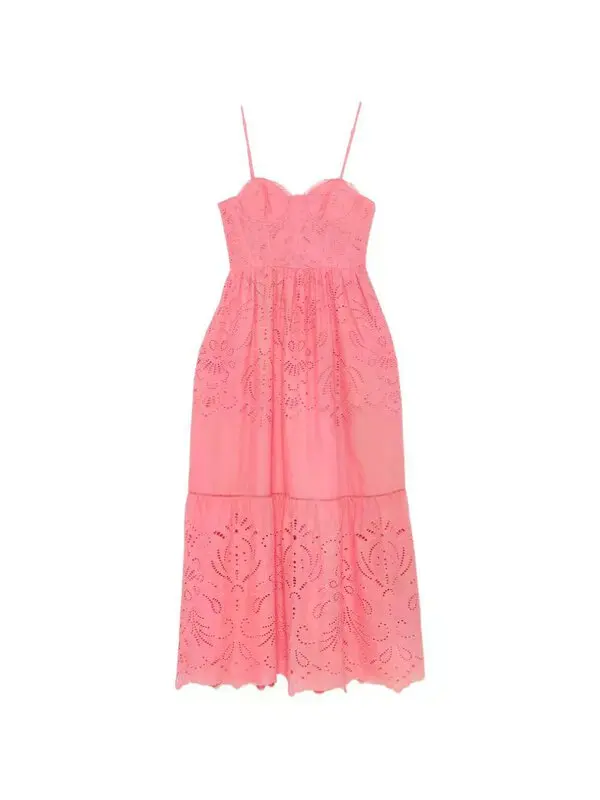 ERMANNO FIRENZE Broderie Anglaise Maxi Dress