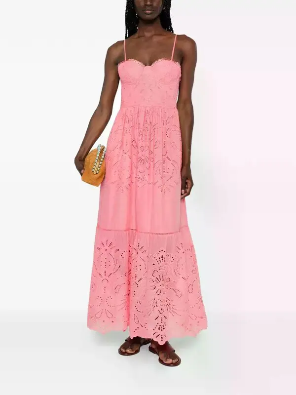 ERMANNO FIRENZE Broderie Anglaise Maxi Dress