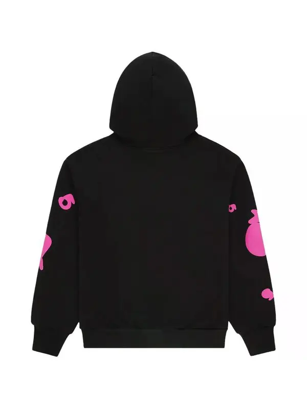 SP5DER Beluga Angel Number Hoodie - Black