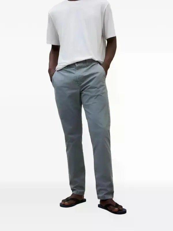 ECOALF Ethiwin Belt-loop Straight-leg Trousers - Grey