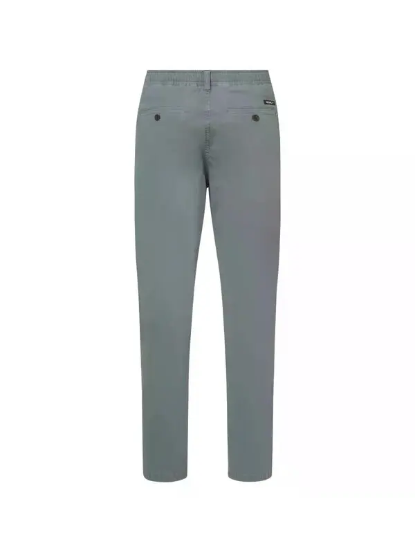 ECOALF Ethiwin Belt-loop Straight-leg Trousers - Grey