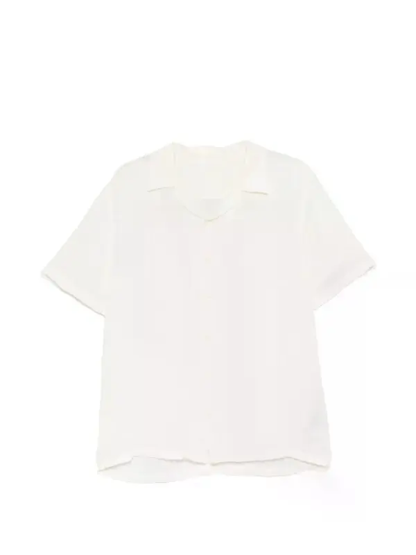 120% Lino Short-sleeved Camp-collar Shirt