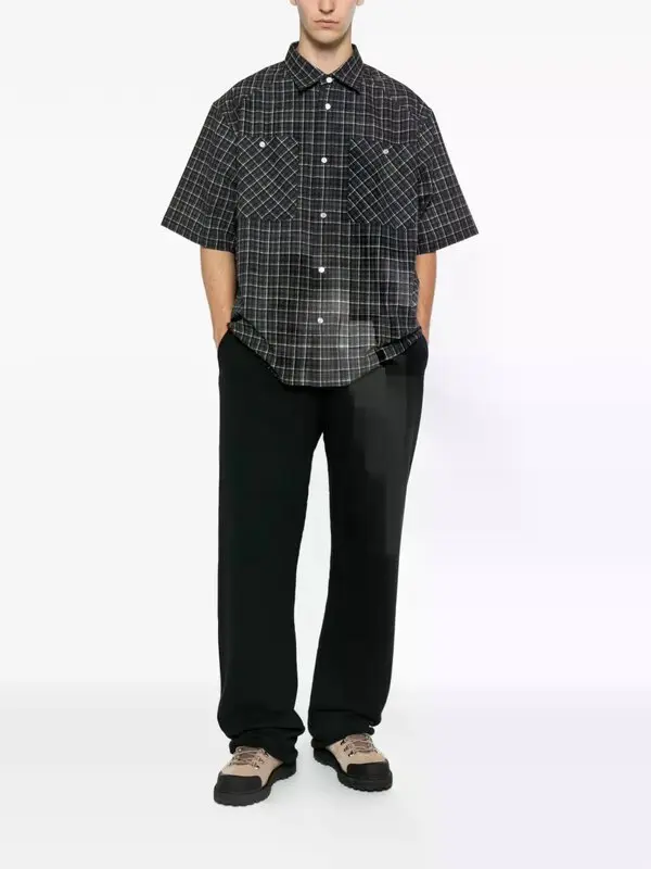 ROA Check-print Short-sleeve Shirt