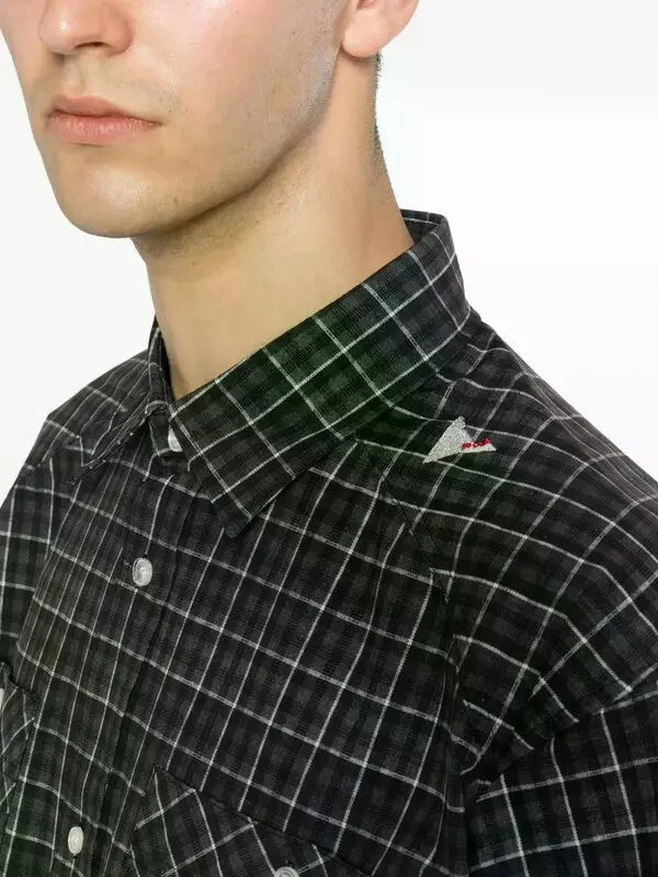 ROA Check-print Short-sleeve Shirt