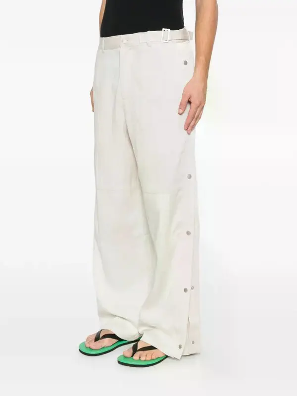 CARRER Knox Press-stud Wide-leg Trousers