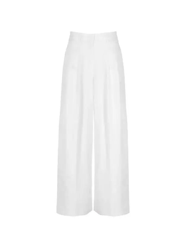 Peserico Belted Trousers - White