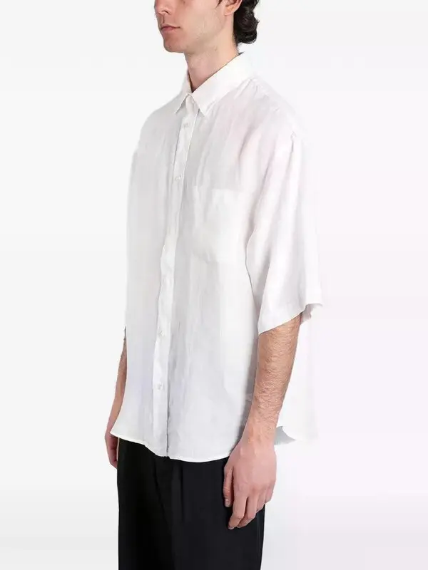 GRIFONI Short-sleeve Chest-pocket Shirt