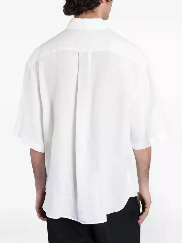 GRIFONI Short-sleeve Chest-pocket Shirt