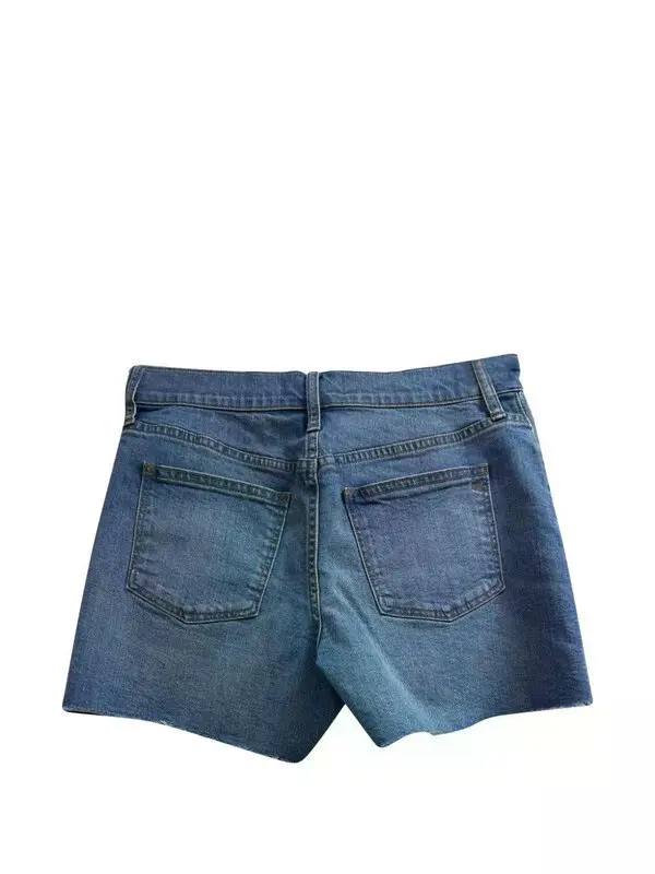 Madewell High Rise Raw Edge Denim Shorts