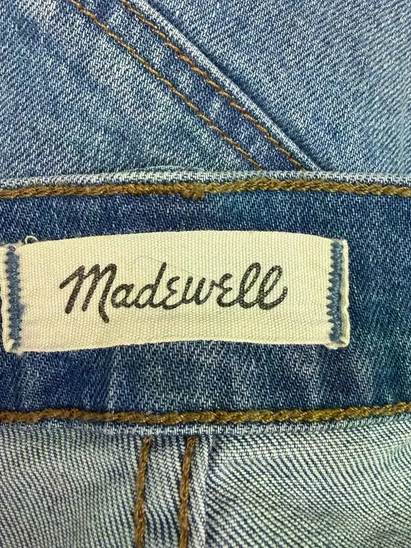 Madewell High Rise Raw Edge Denim Shorts