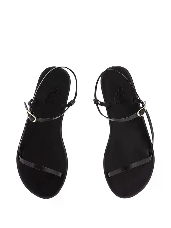 ANCIENT GREEK SANDALS Filothei Buckled Sandals - Black