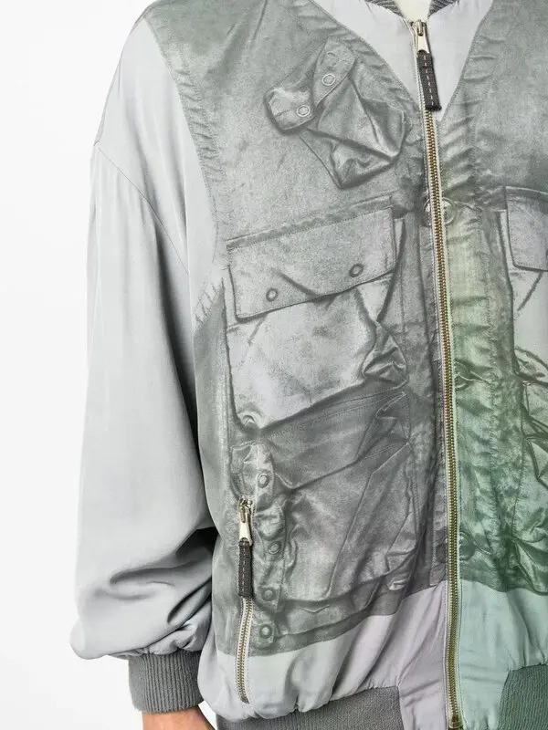 DIESEL® Printed Bomber Jacket